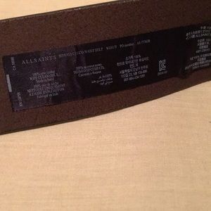 All Saints | Accessories | All Saints Mimosa Croc Belt | Poshmark